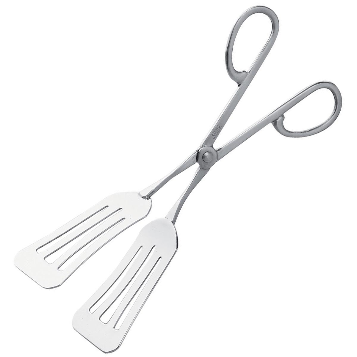 Piazza Stainless Steel Flat-End Scissor Server, 8.2-Inches — piazzausa